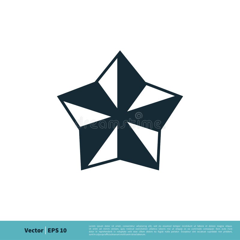 Classic Star Shape Icon Vector Logo Template Illustration Design ...