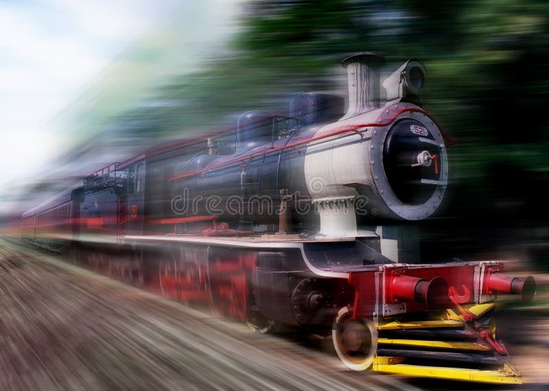Classic Steam Train 20th Century Stock Photo - Image of transport ...