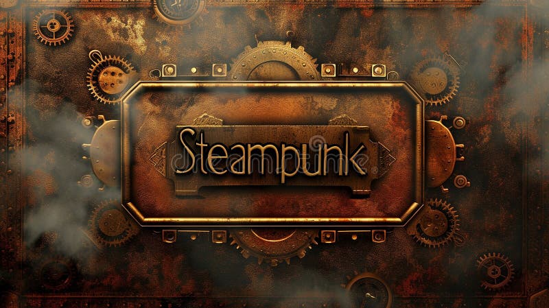 Classic Steampunk Background. Stock Image - Image of wallpaper, vintage ...