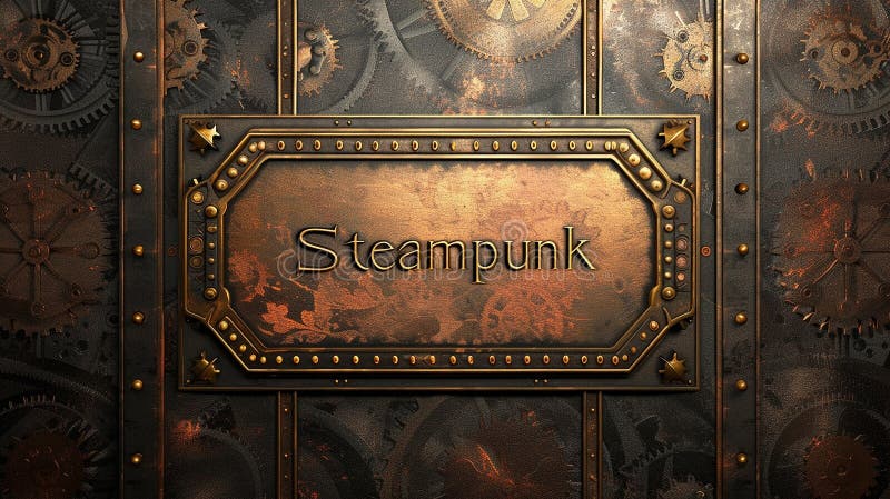 Classic Steampunk Background. Stock Photo - Image of wallpaper, gears ...