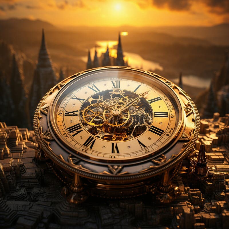Classic Steampunk Professional Background. Steampunk Streets with ...