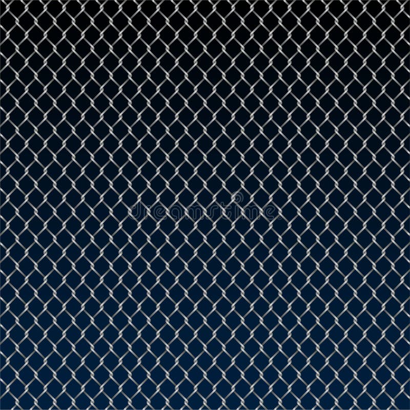 Classic Steel Wire Fence Background Stock Vector - Illustration of ...