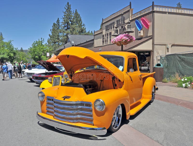 Classic Stepside Pickup editorial image. Image of competition - 73926255