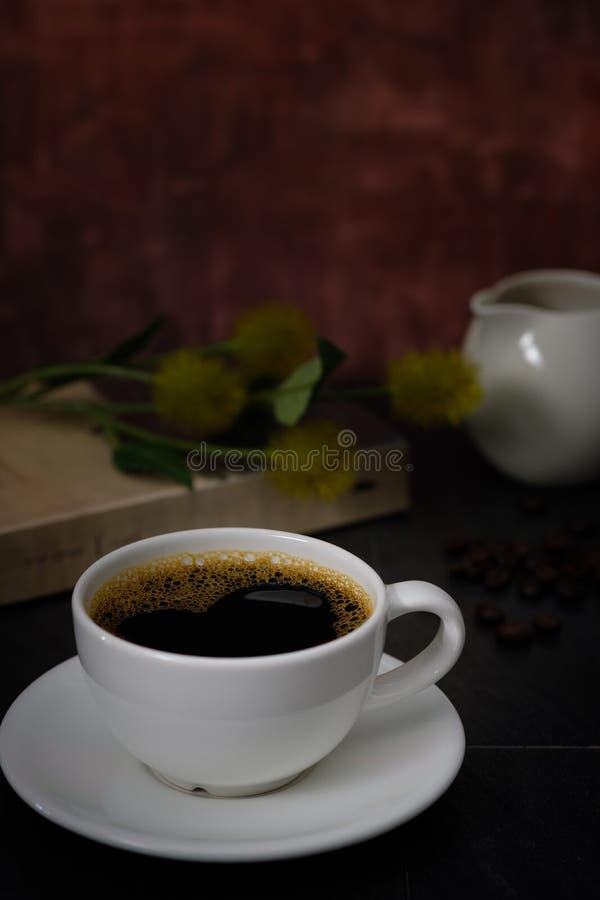 Classic Still Life with the Hand is Pouring Hot Coffee Stock Image ...