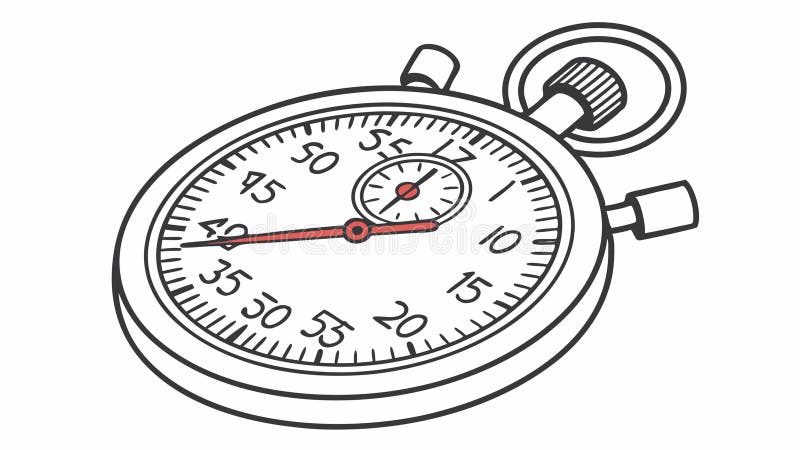 Classic Stopwatch for Time Measurement, Precision Timer, Vector Design ...