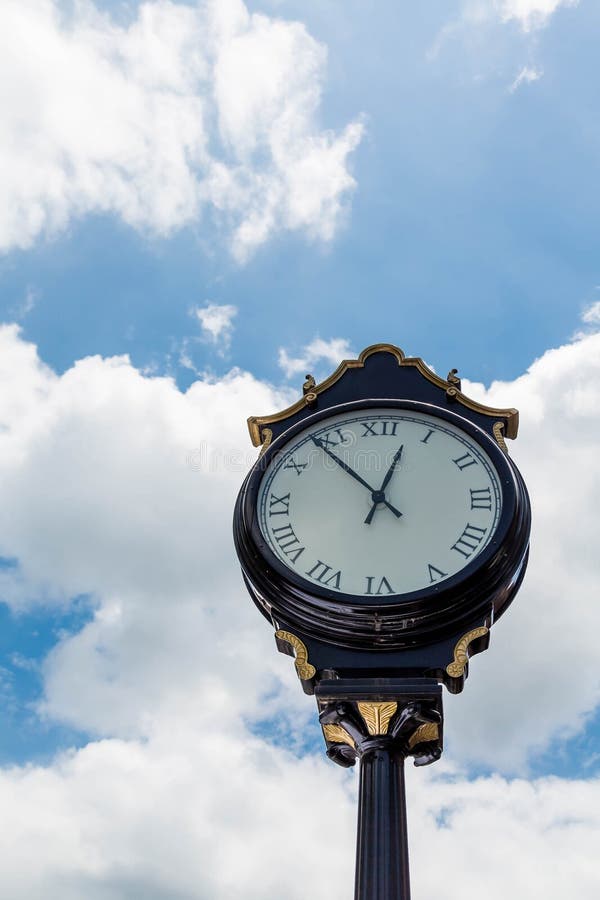 Classic Clock Tower in Denver Stock Image - Image of denver ...