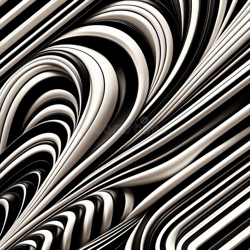 Classic Stripe Patterns in Black and White, Close Up, Photo V Stock ...