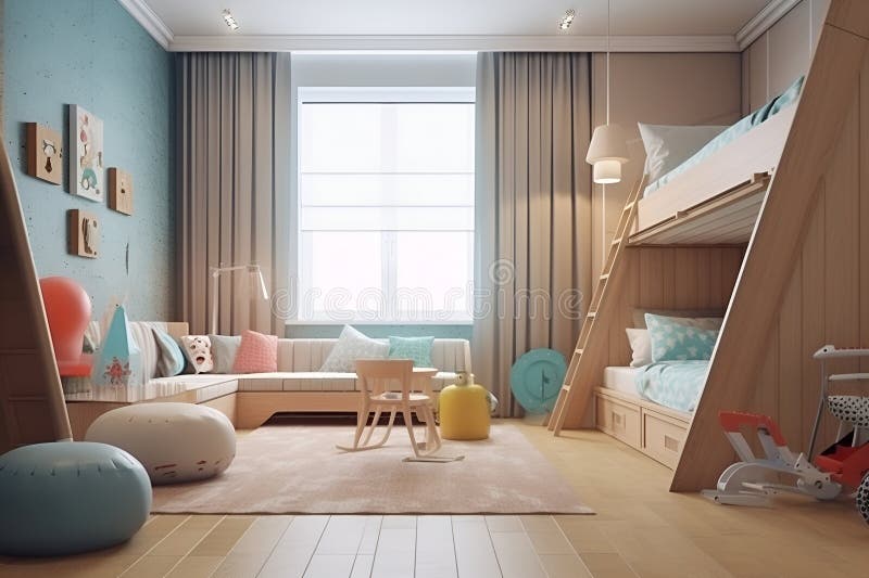 Classic Style Interior of Children Room. AI Generated Stock ...