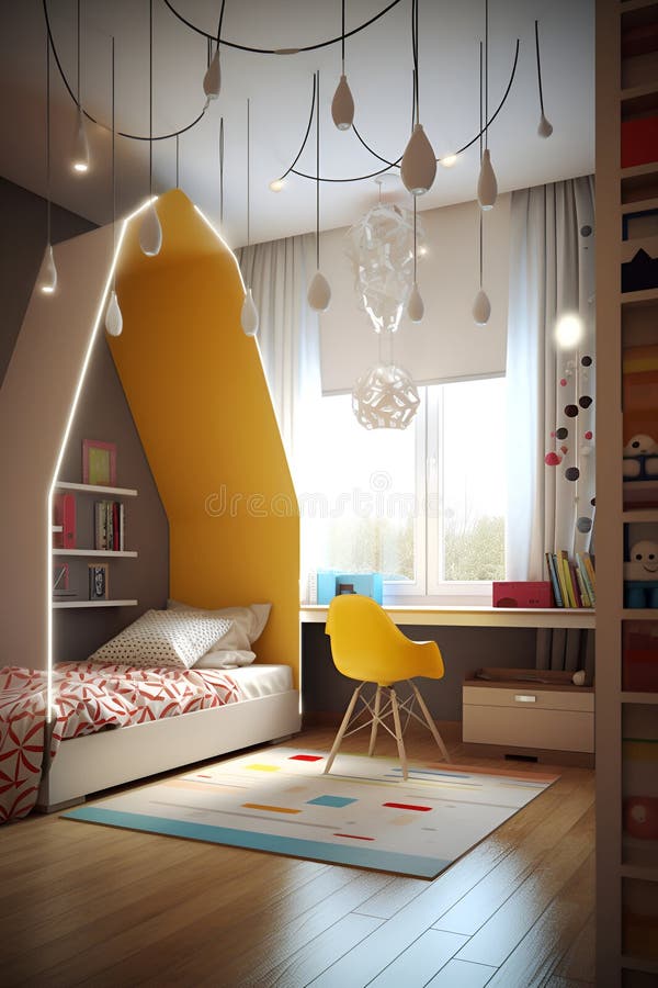 Classic Style Interior of Children Room. AI Generated Stock ...