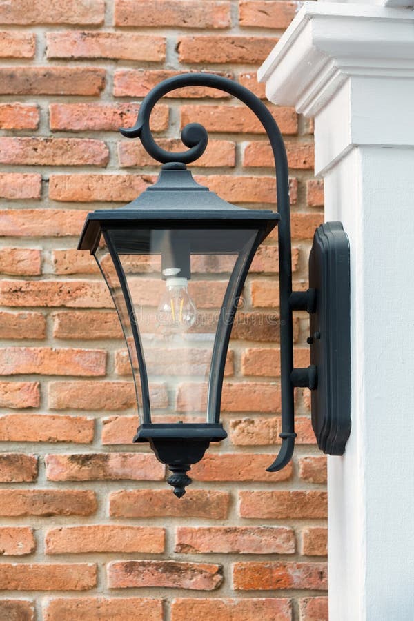 Classic style lantern lanp stock image. Image of alleyway - 73893477