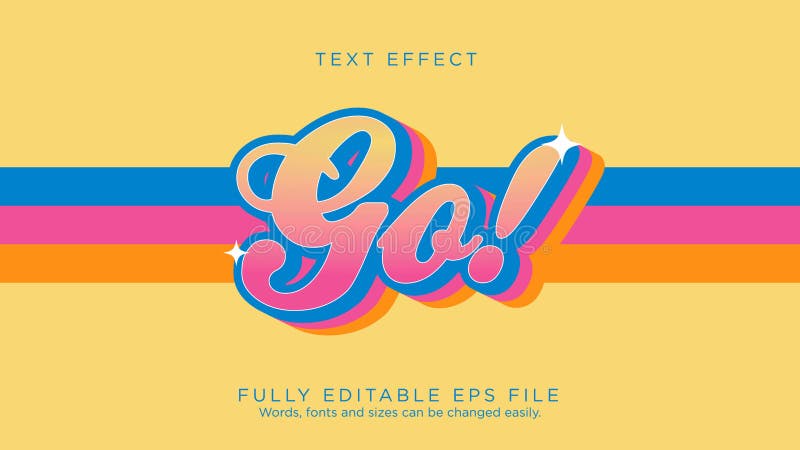 Classic Style Old Vintage Retro Text Effect Font Type Stock ...