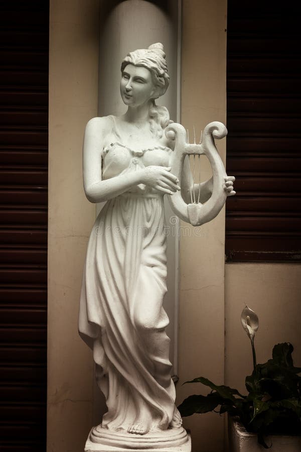 Classic style sculpture editorial stock photo. Image of muse - 85414248