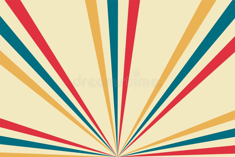 Classic Style Sunbeam Explosion Modern Background Design Stock Vector ...