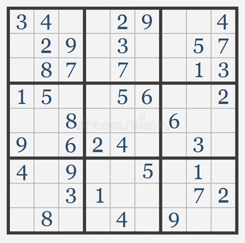 Sudoku Background Stock Illustrations – 726 Sudoku Background Stock ...