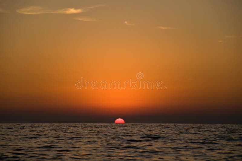 Classic Sunset stock image. Image of dark, beaches, cove - 10077027