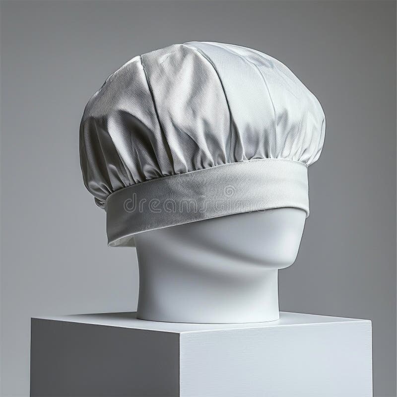 Classic Surgical Cap Presented Sleek White Stand Unadorned Background ...