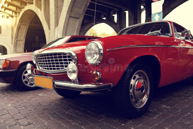 Legendary Swedish Sports Car Volvo P1800 on Festival of Retro Te ...