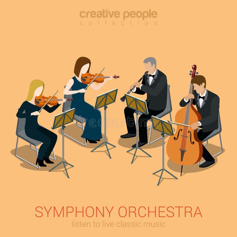 String Orchestra Stock Illustrations – 20,832 String Orchestra Stock ...