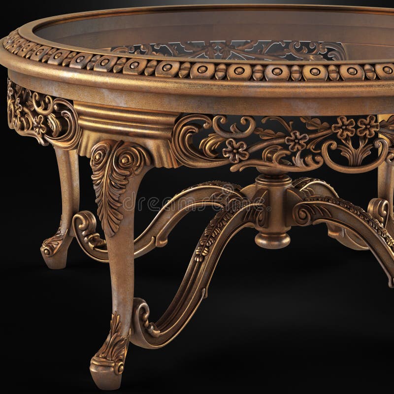 Classic table stock illustration. Illustration of fashioned - 117935814