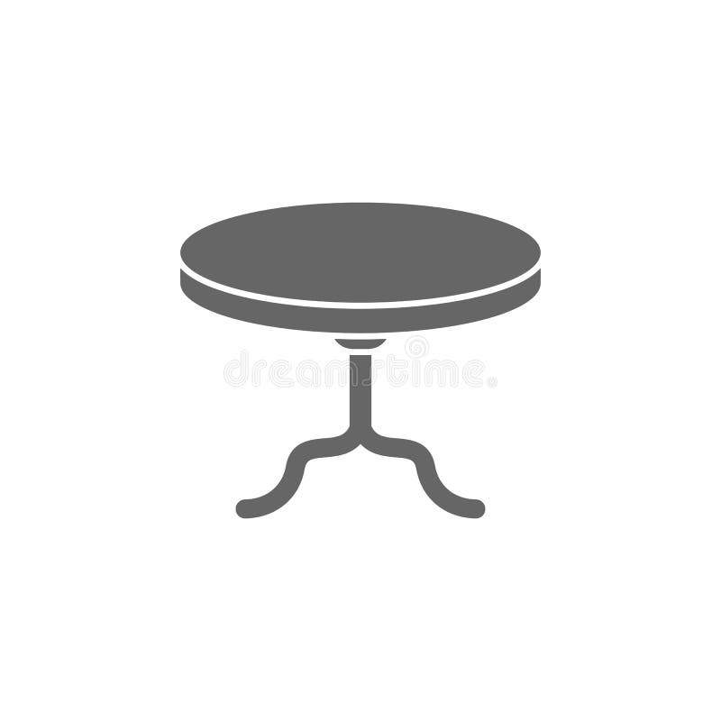 Classic Table Icon. Simple Element Illustration. Classic Table Symbol ...