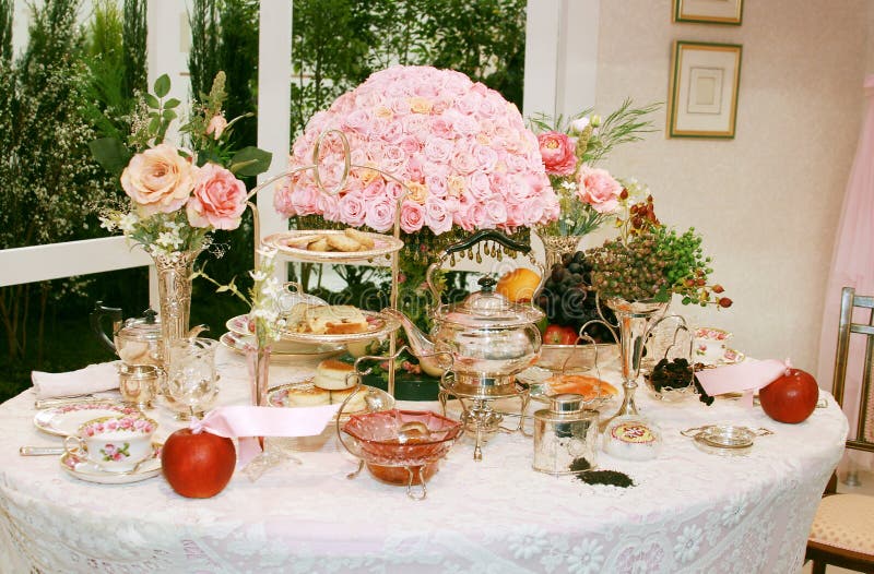 Tea time stock image. Image of food, royal, beverage - 21293107