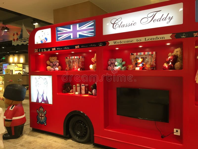 Classic teddy shop editorial image. Illustration of shop - 72329675