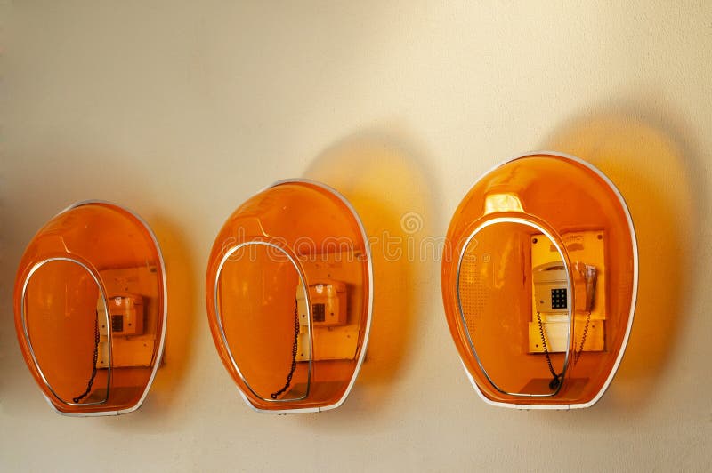 Nice Classic Orange Telephone Booth Stock Photos - Free & Royalty-Free ...