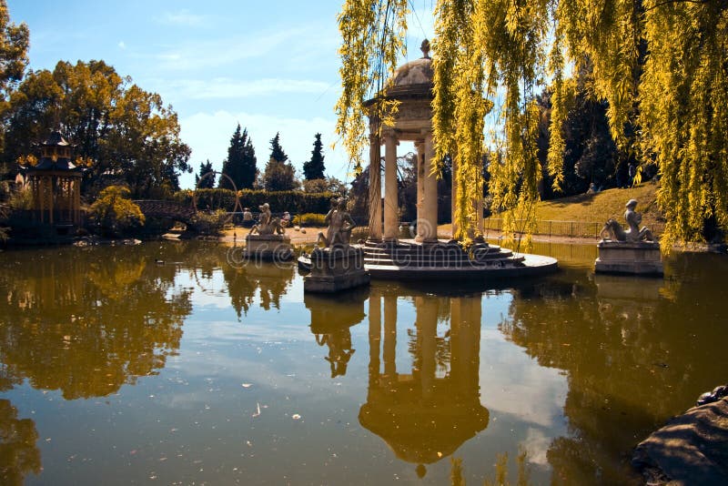 Classic Temple stock photo. Image of durazzo, reflex, column - 9531268