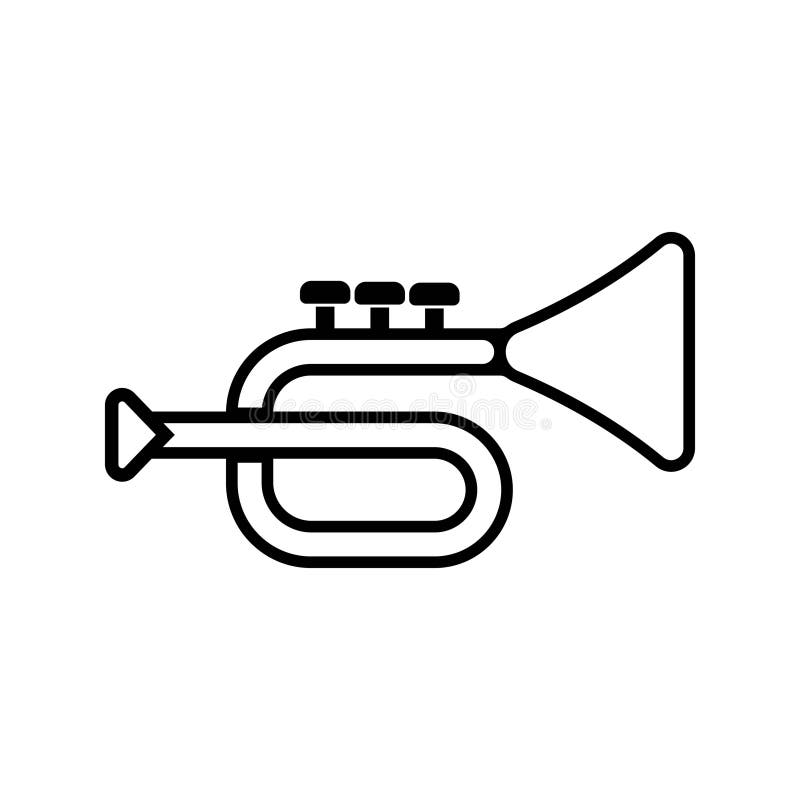 Classic Trumpet Logo,icon Vector Illustration Design Stock Illustration ...