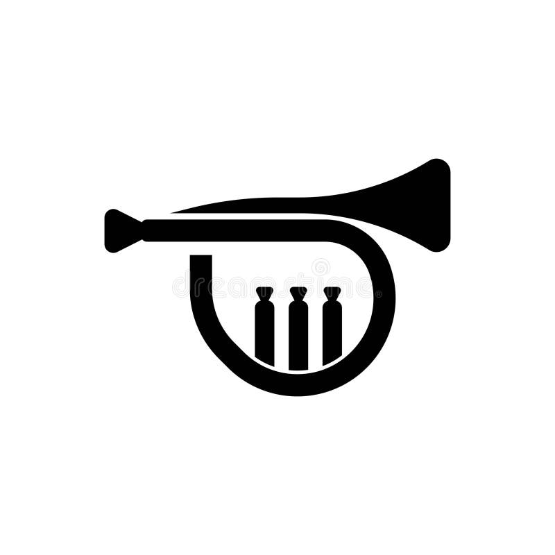 Classic Trumpet Logo,icon Vector Illustration Design Stock Illustration ...