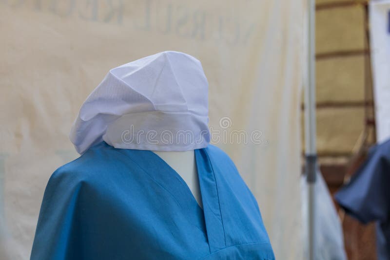 Chef Mannequin in White Clothes and a Hat Stock Image - Image of eatery ...