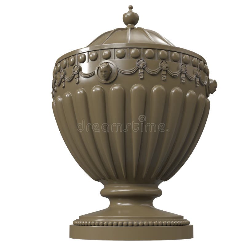 Classic vase for exteriors stock photo. Image of exterior - 233248272