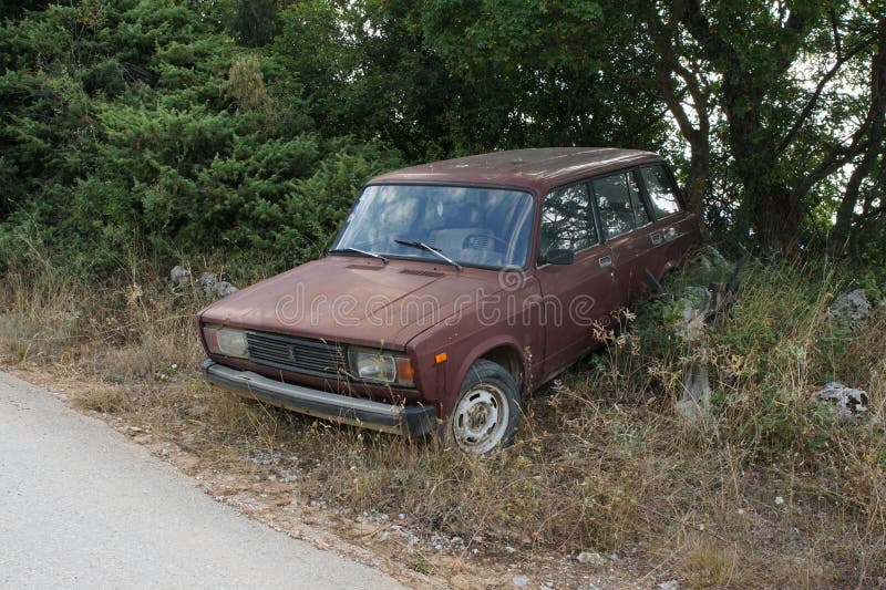 Classic VAZ 2104 in North Macedonia Editorial Photo - Image of vintage ...