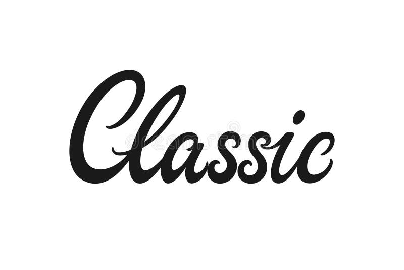 Classic Lettering Minimal Fashion Designs. Typography Fonts Regular ...