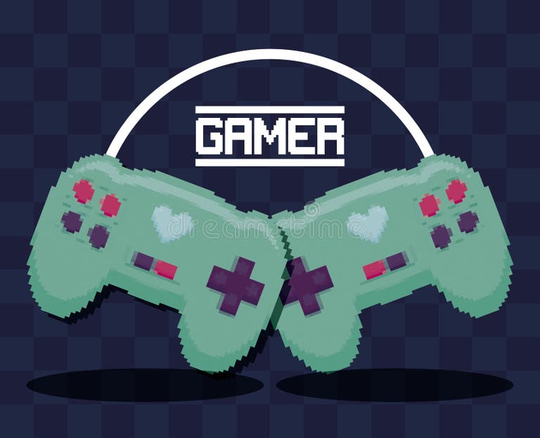 Classic Video Game Controls Stock Illustrations – 184 Classic Video ...