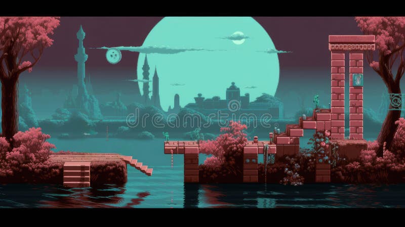 Classic Video Game Location Stock Photo - Image of item, plant: 293645500