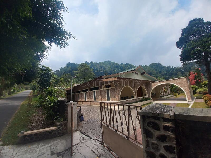 Classic Villa in the Mountain Stock Photo - Image of merapi, classic ...