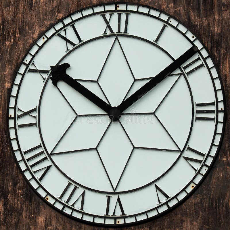 Classic vintage clock. stock image. Image of metal, number - 118472269