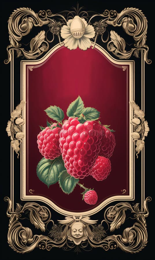 Raspberry Labels Stock Illustrations – 701 Raspberry Labels Stock ...