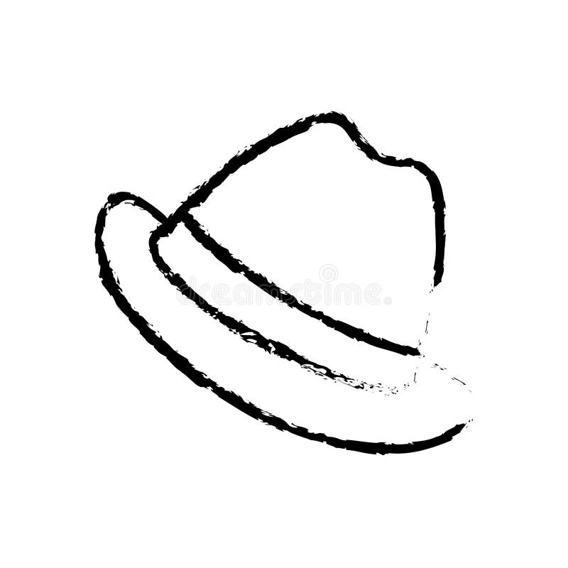 Classic vintage hat stock illustration. Illustration of fashion - 82942196