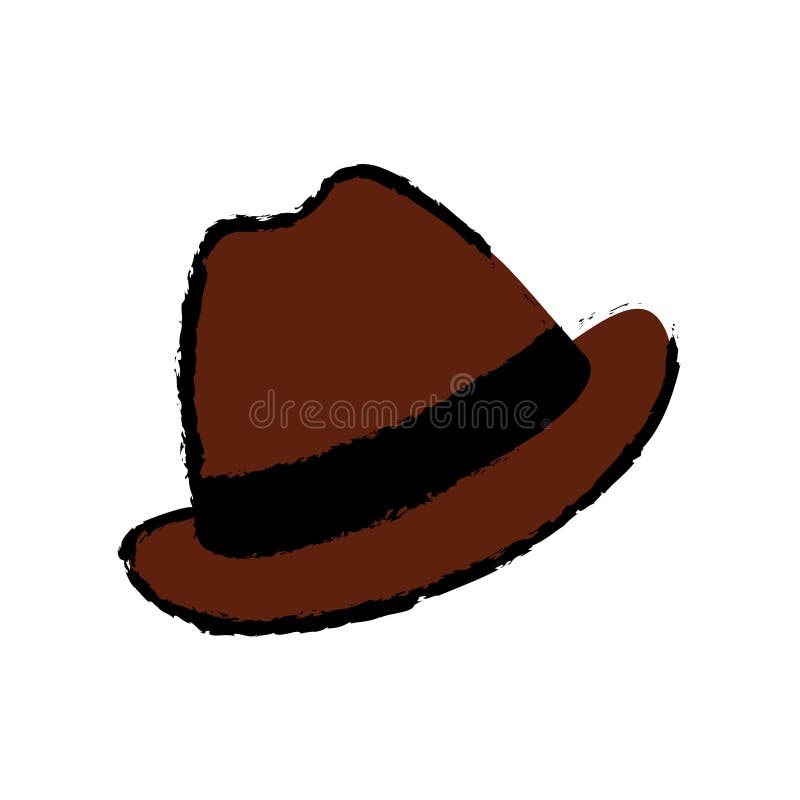Classic vintage hat stock illustration. Illustration of clothes - 82944086