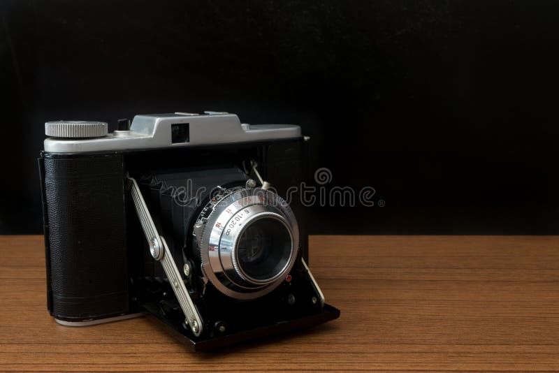 Classic Vintage Medium Format Folding Camera with a 120mm Film Stock ...