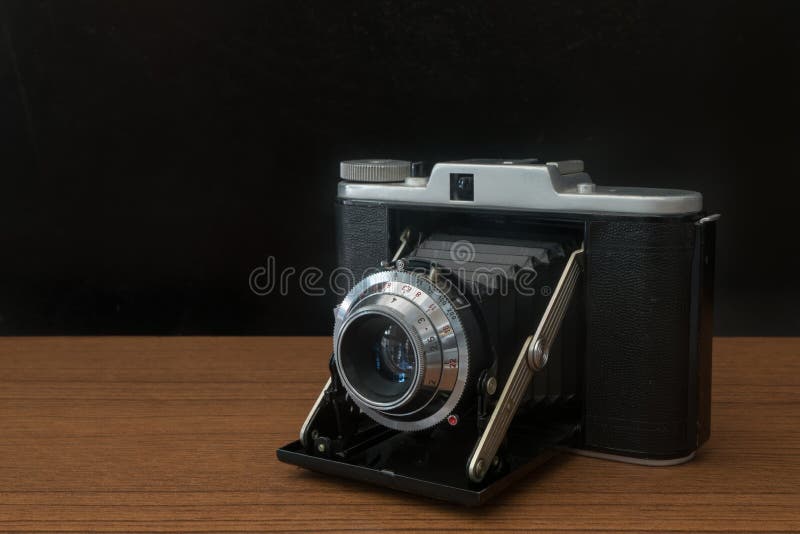 Classic Vintage Medium Format Folding Camera with a 120mm Film Stock ...
