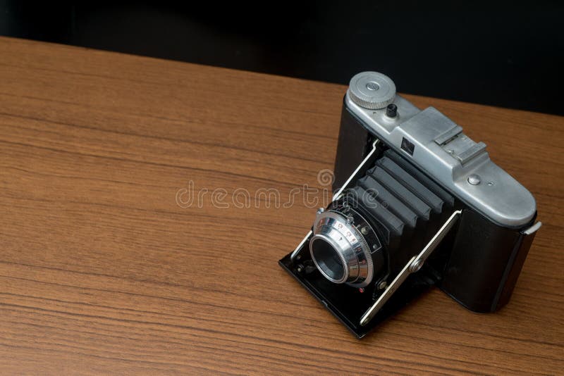 Classic Vintage Medium Format Folding Camera with a 120mm Film Stock ...