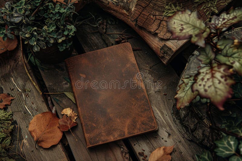 Classic Vintage Style Blank Open Notebook for Creative Writing and ...