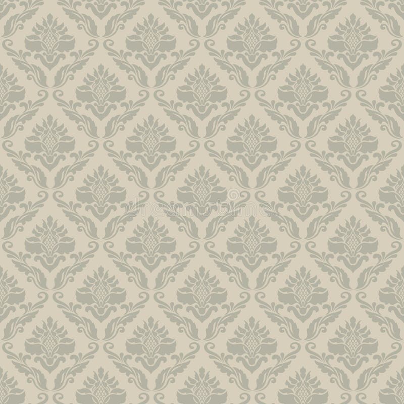 Classic vintage wallpaper stock vector. Illustration of seamless - 25024155