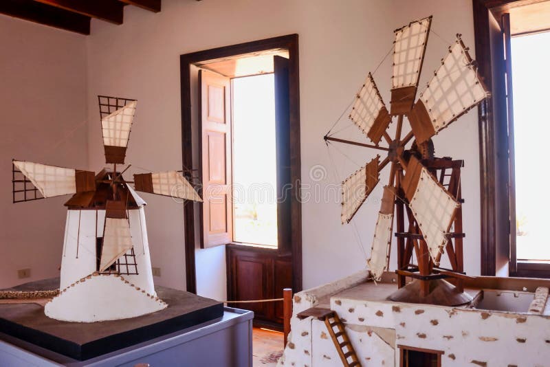 Classic Vintage Windmill Building Stock Photo - Image of culture ...