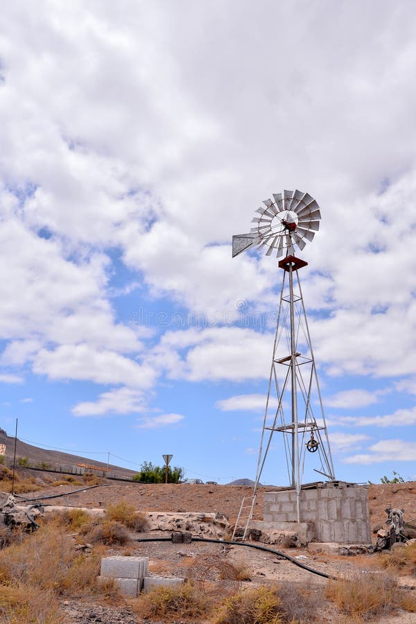 Classic Vintage Windmill stock photo. Image of farm - 173660918