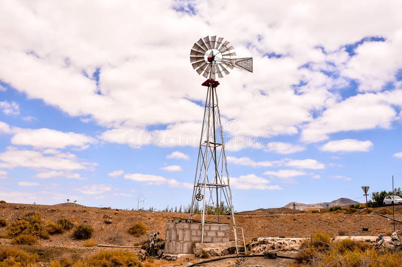 Classic Vintage Windmill stock photo. Image of history - 313123004