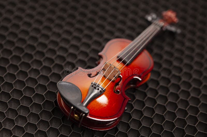 Classic Violin on Black Background. Stock Image - Image of artistic ...
